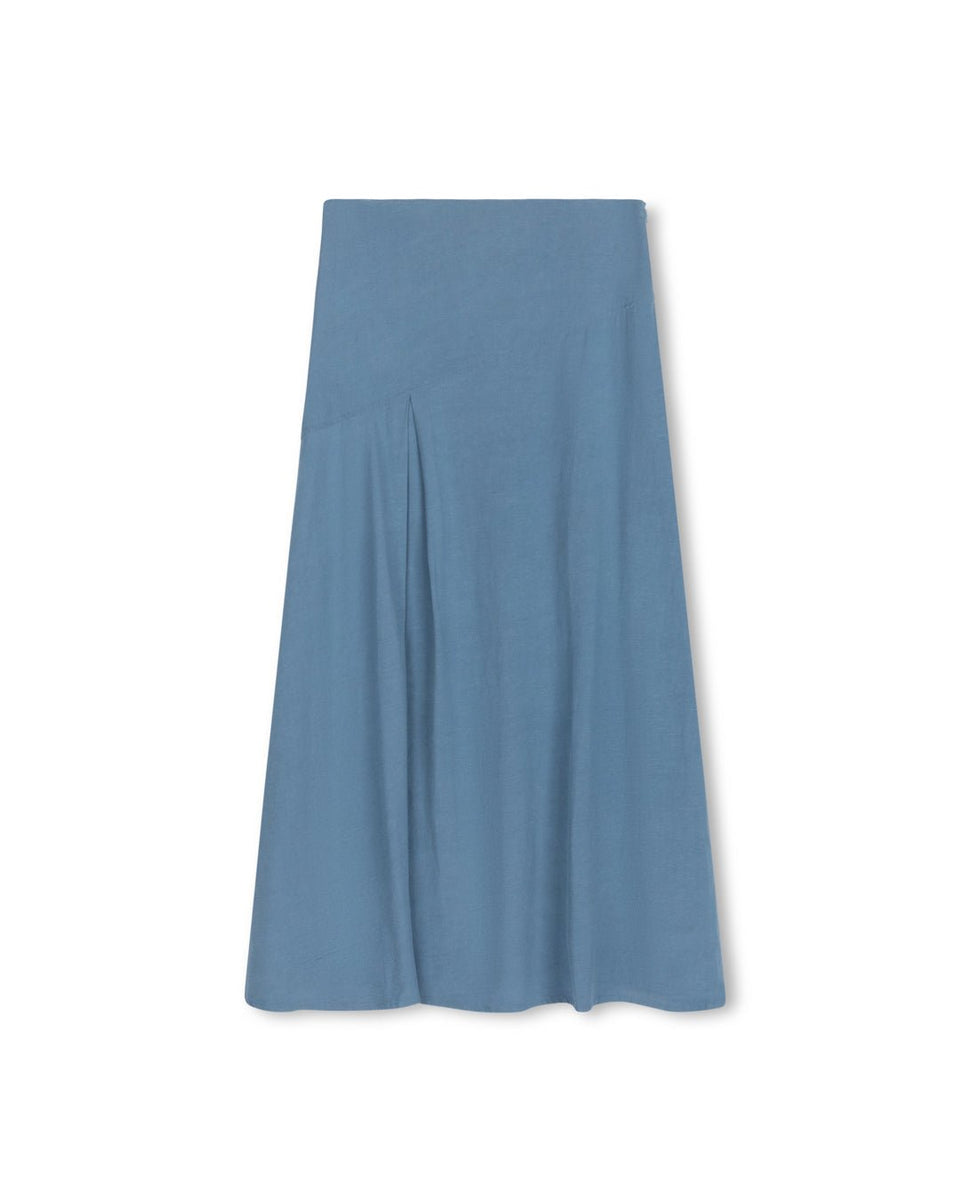 J LINEN ANGLED SEAM MAXI SKIRT – Head Over Heels - Israel